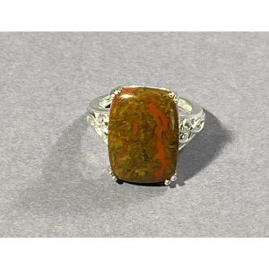 D'Joy | Jewelry | Designer Djoy 925 Multicolor Jasper Ring Size 7 ...
